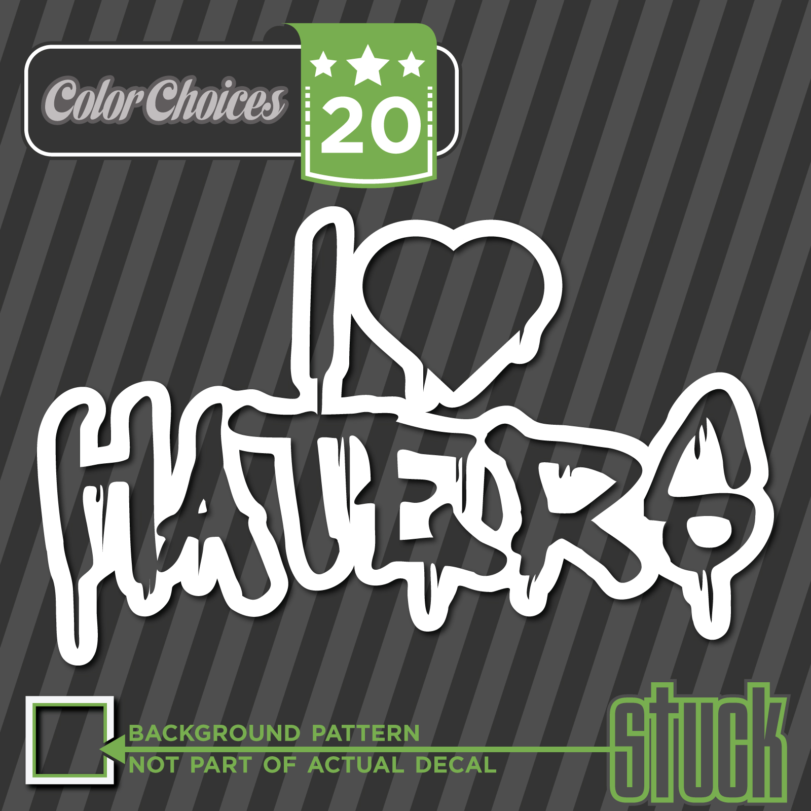 I Heart Love Haters Vinyl Decal Sticker Funny Hate Hater Stuck Ebay